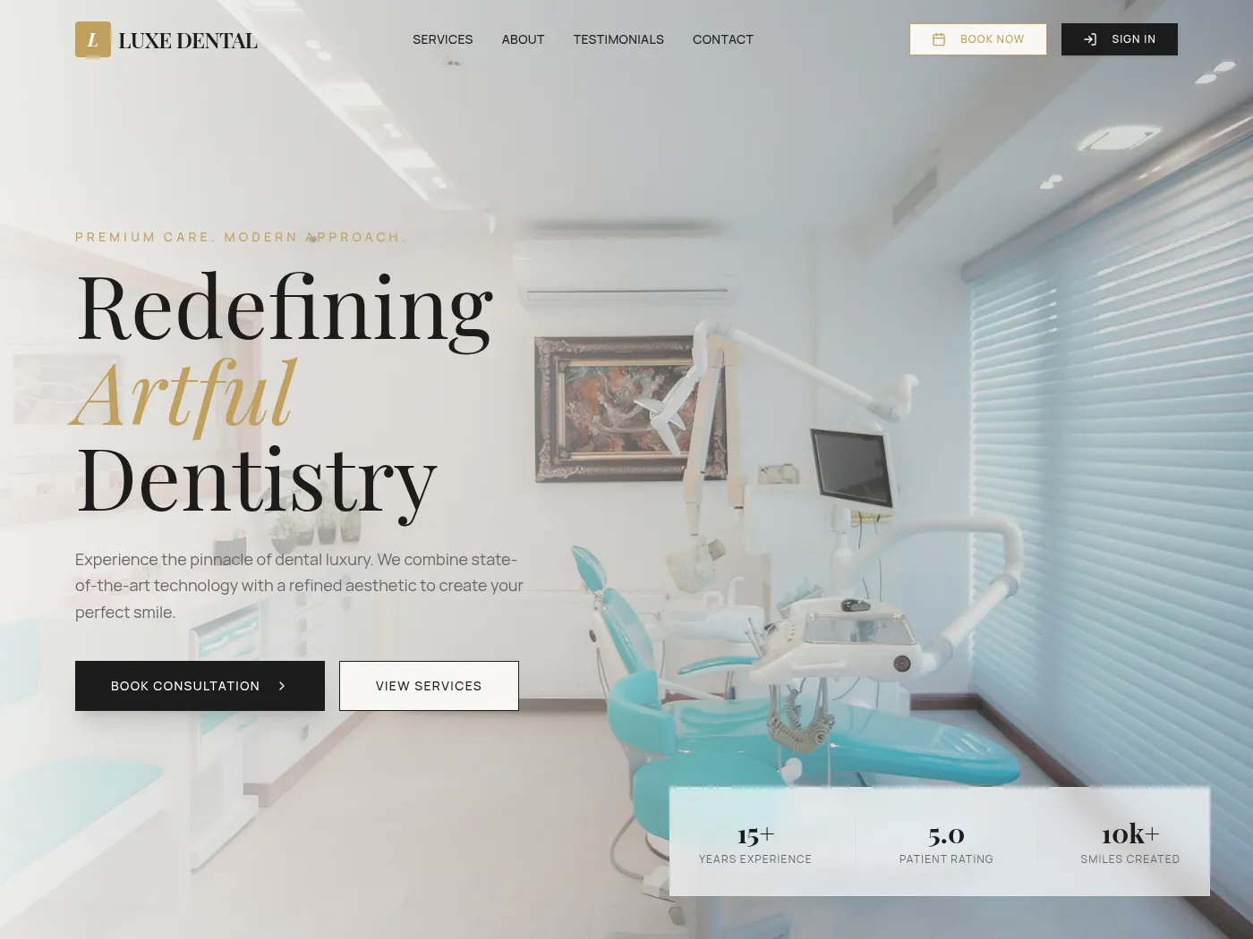 Luxury Dental Landing (Remix)