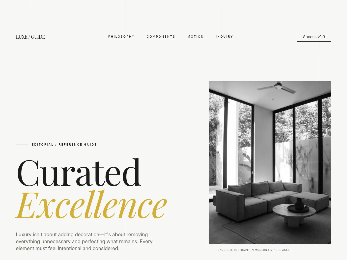 Luxury Editorial Design System Guide