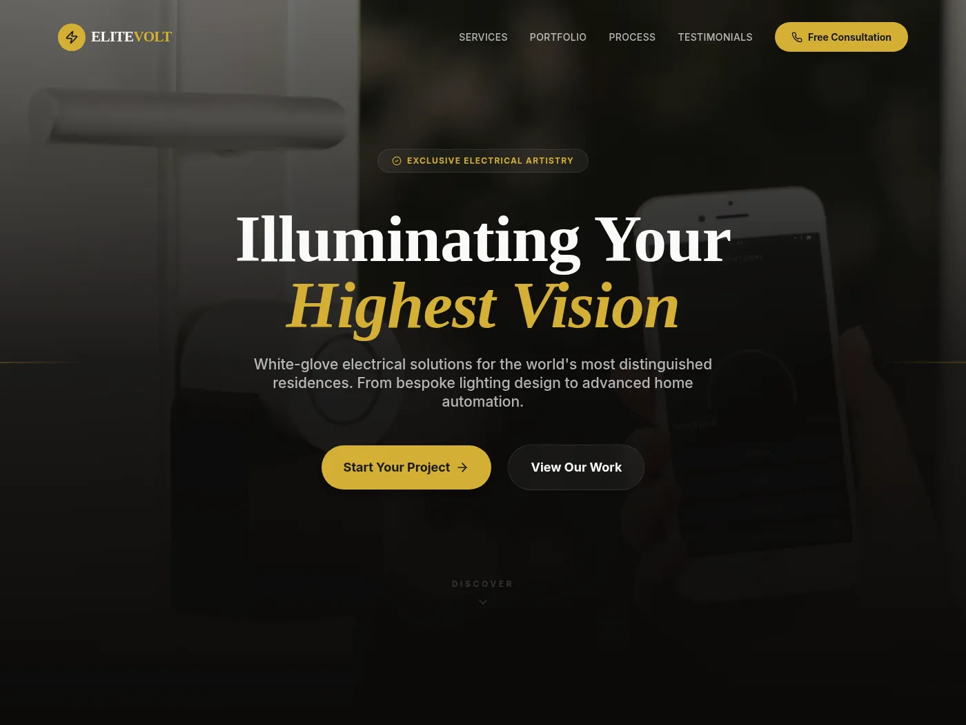 Luxury Electrician Site