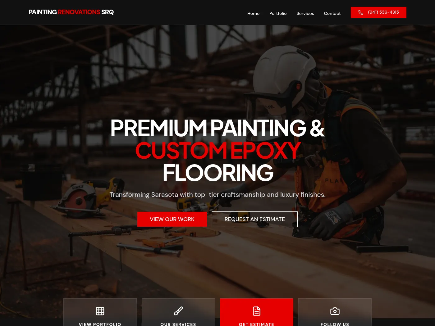 Luxury Epoxy Portfolio Site