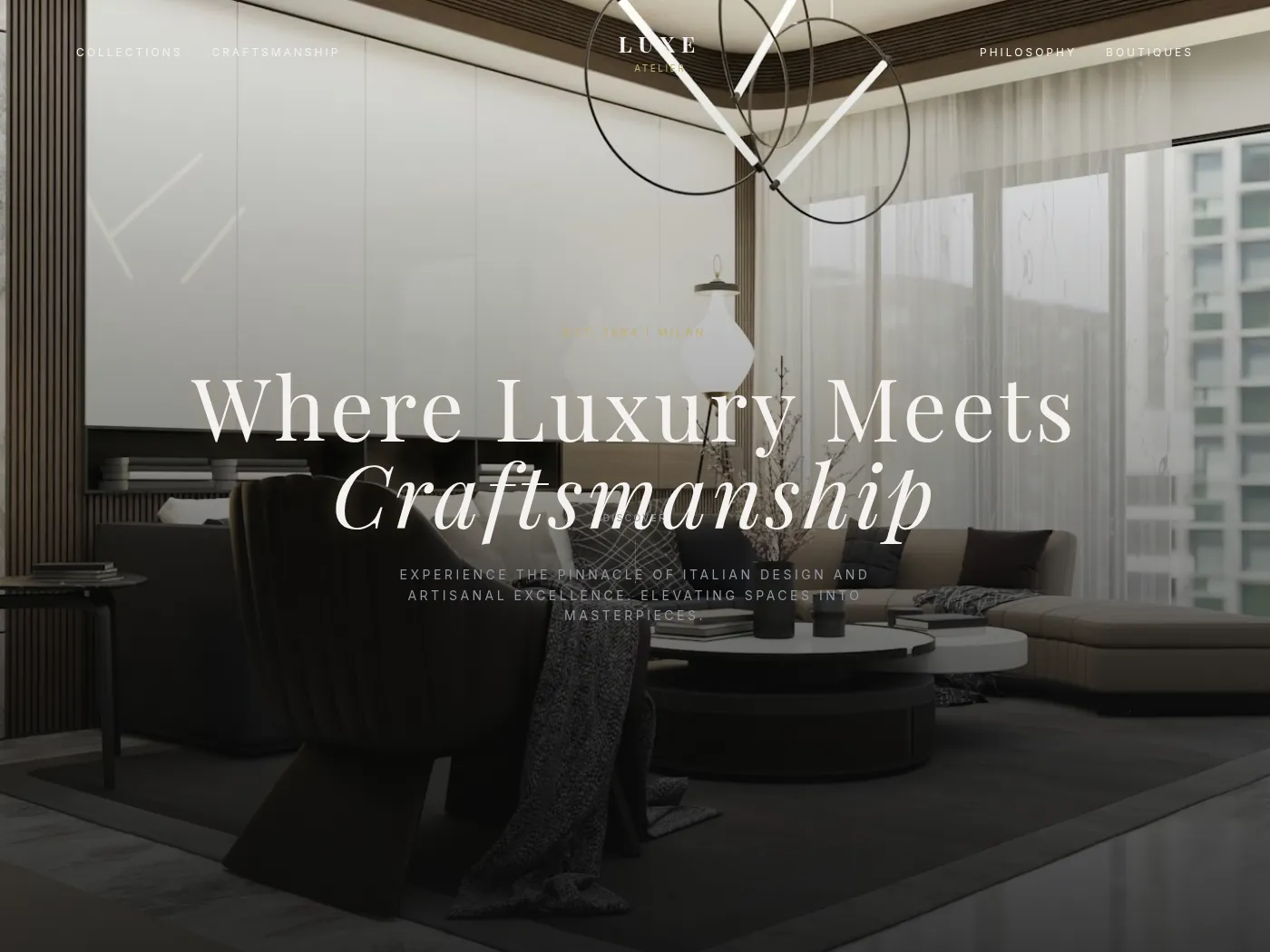 Cinematic Luxury Furniture