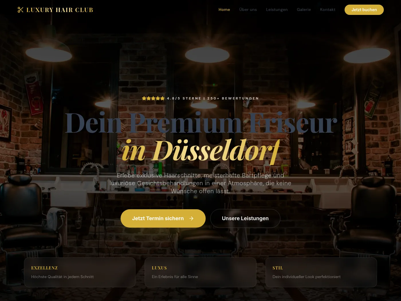Luxury Hair Club Web