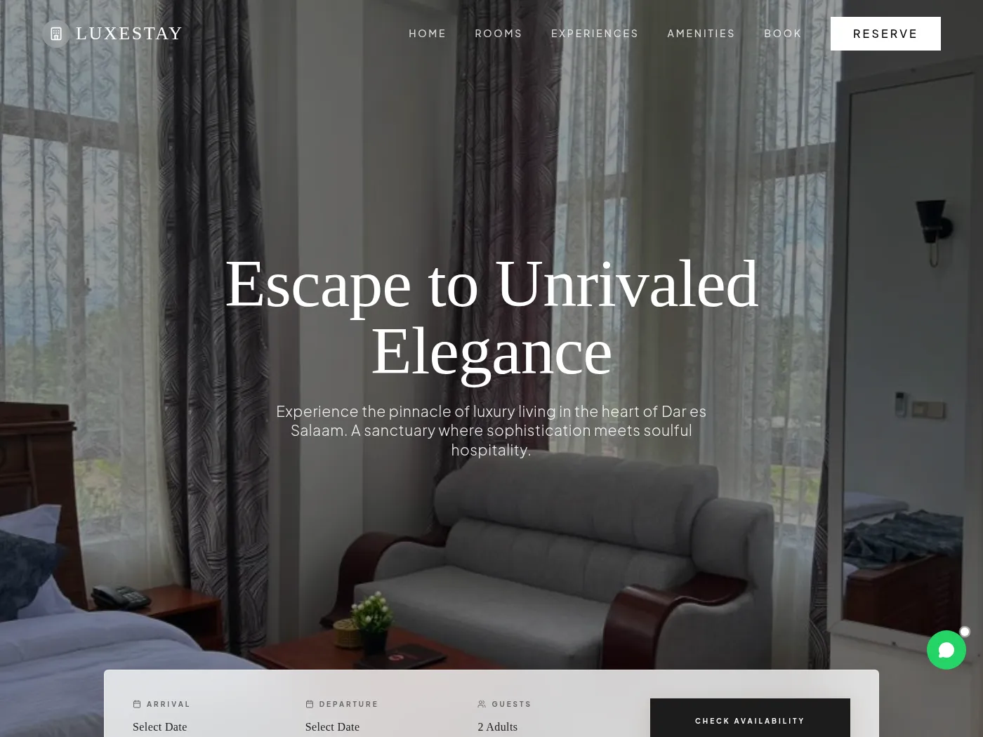 LuxeStay Booking Experience