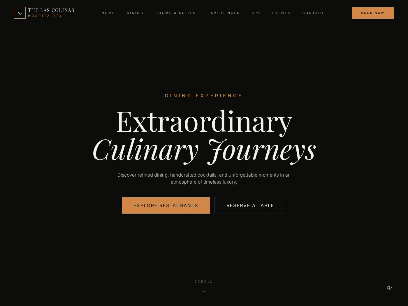 Cinematic Luxury Hotel Web