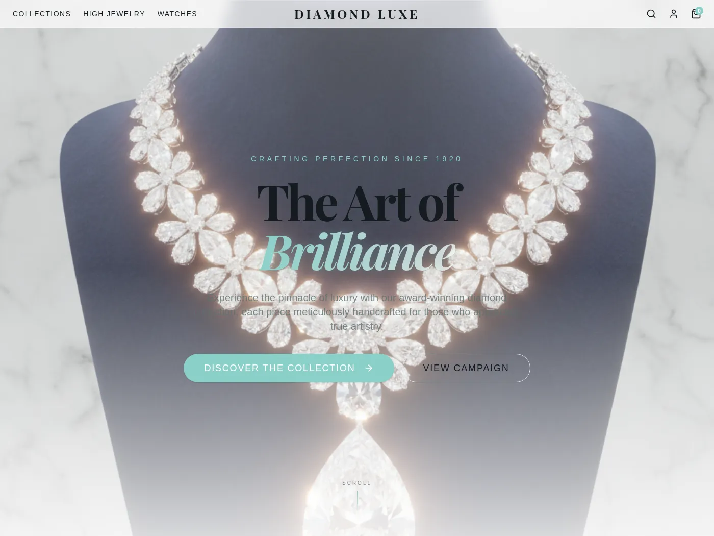 Diamond Luxe Showcase
