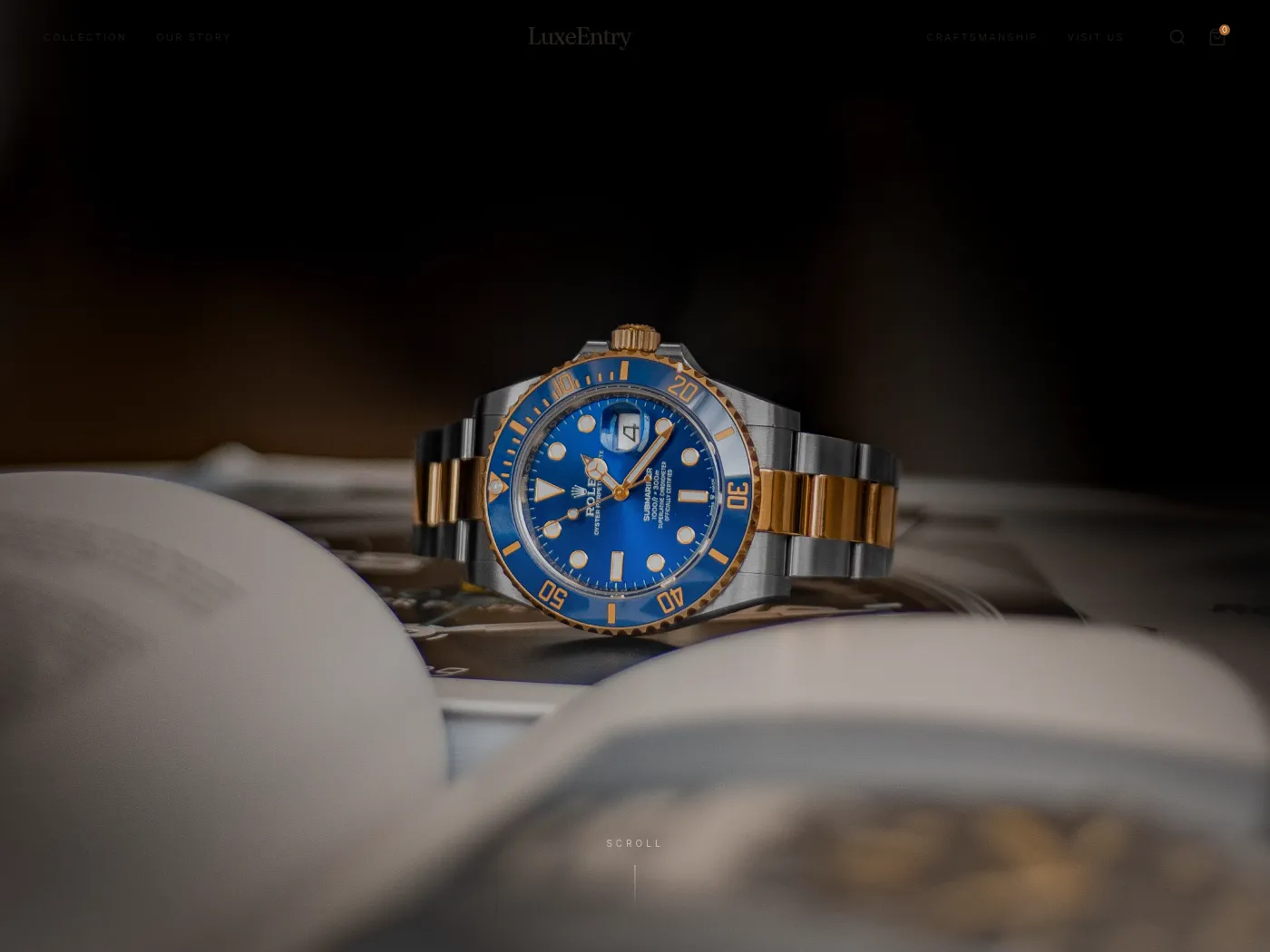 LuxeEntry Landing Page