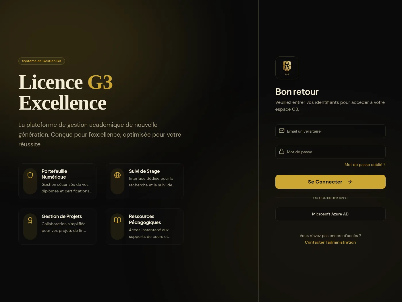 Luxury Login Page