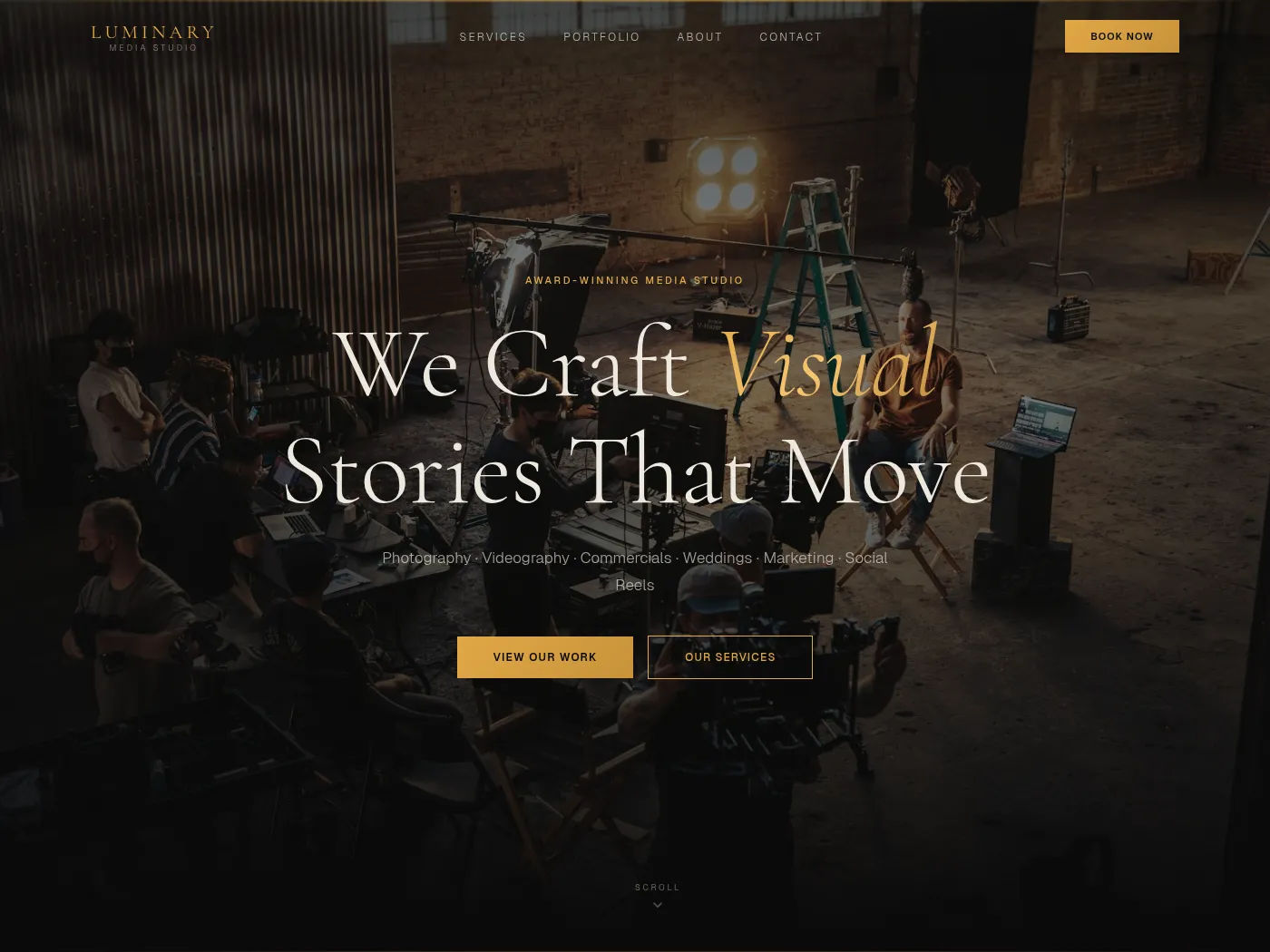 Luxury Media Studio Site