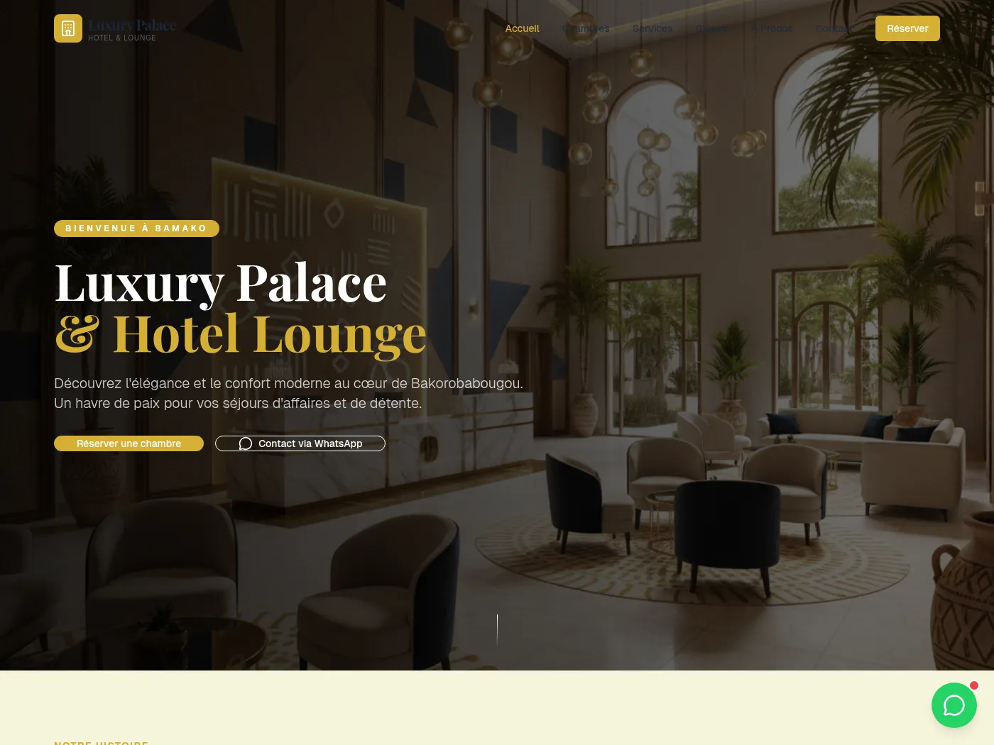 Luxury Palace Website
