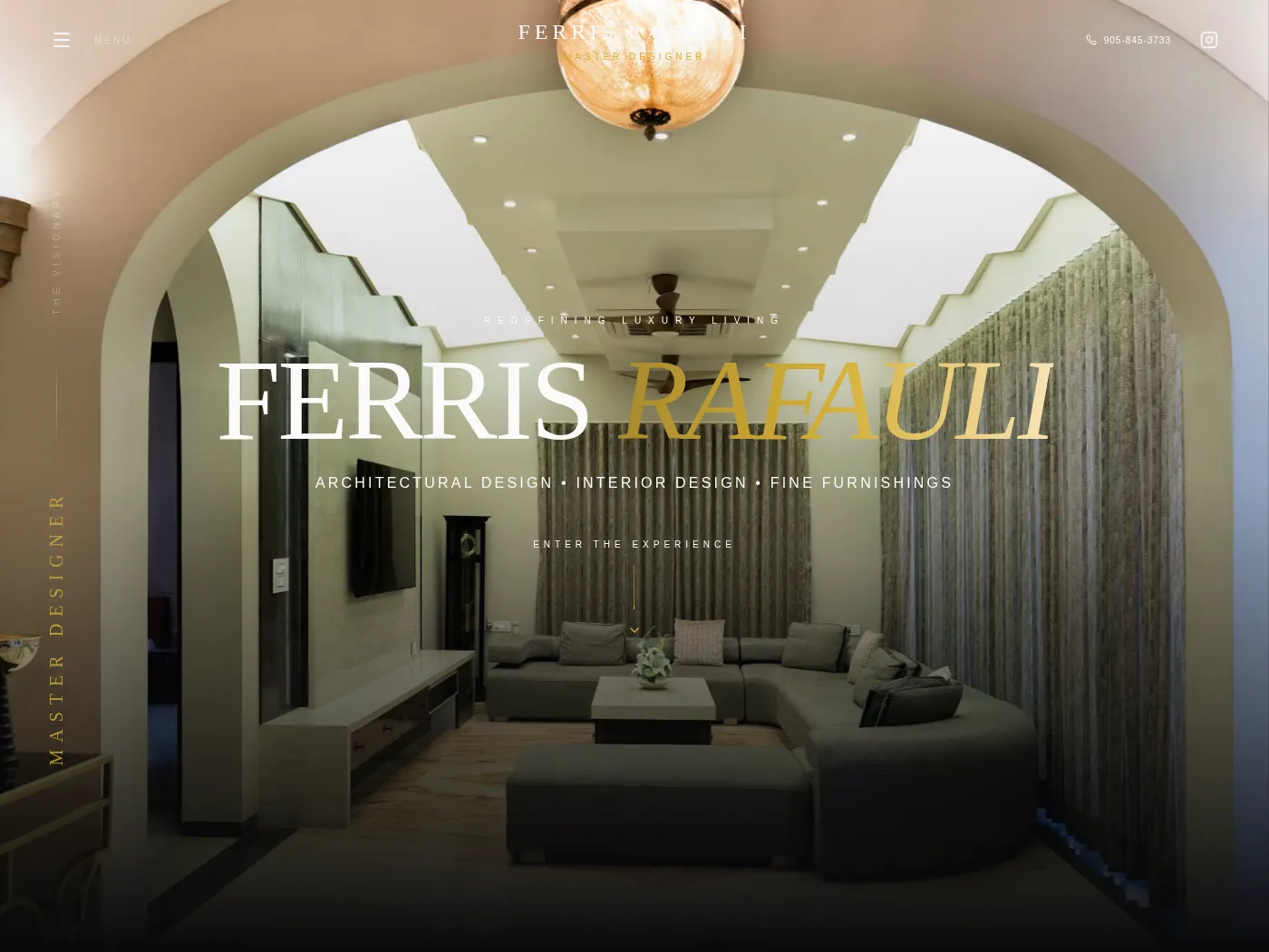 Luxury Design Web Experience
