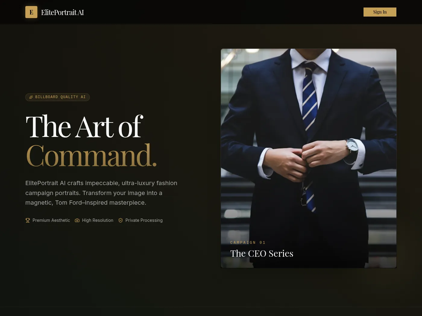Luxury Portrait Generator
