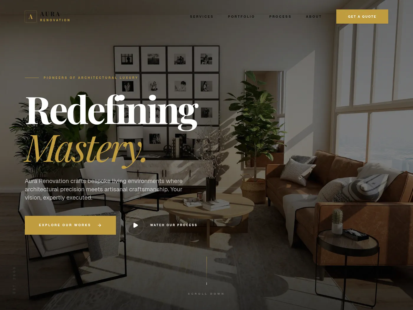 Luxury Renovation Landing