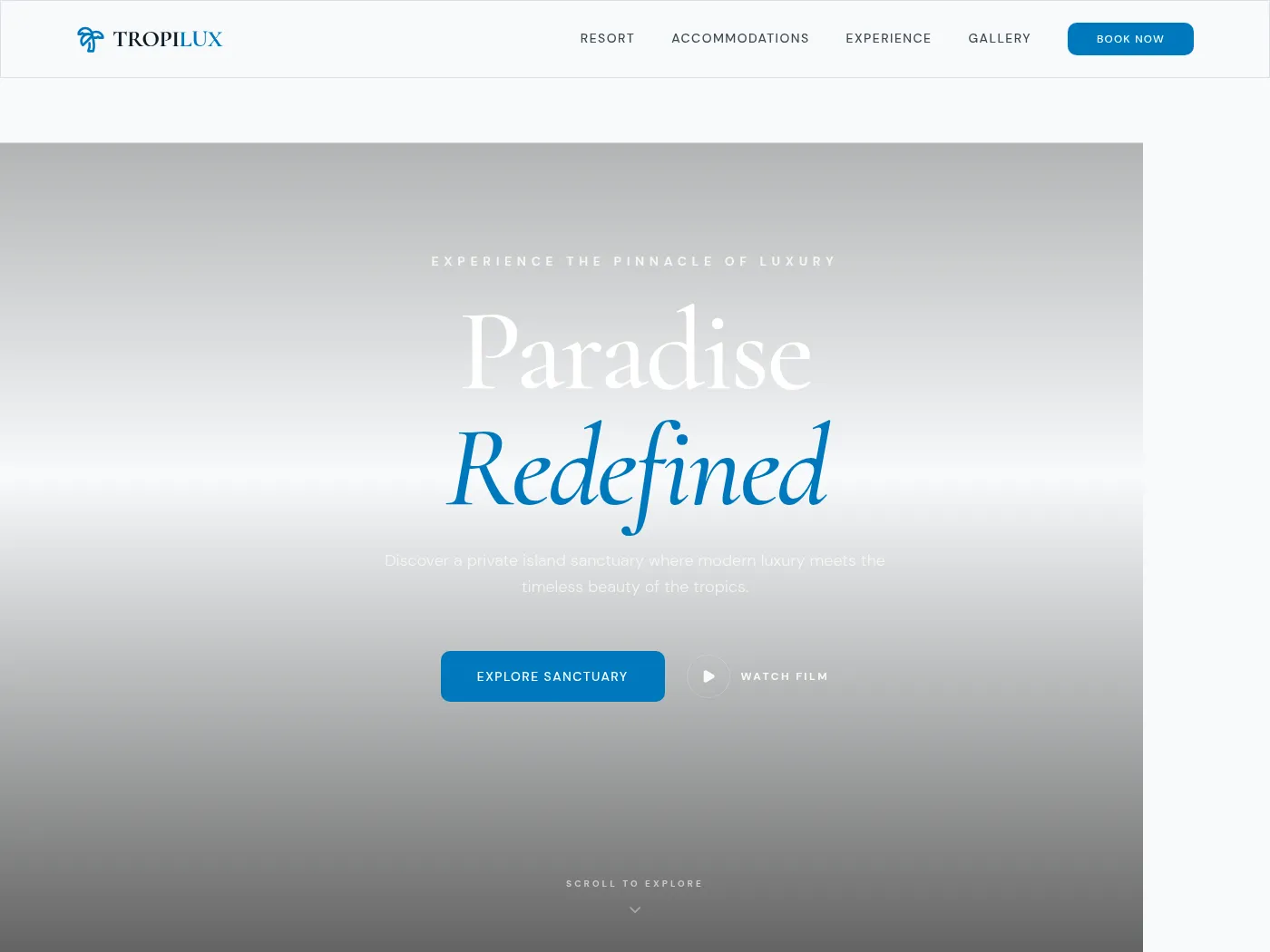 TropiLux Beach Resort Site
