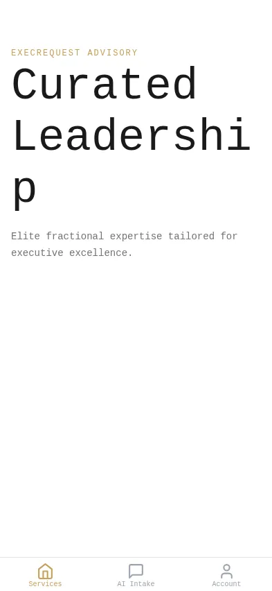 ExecRequest AI App