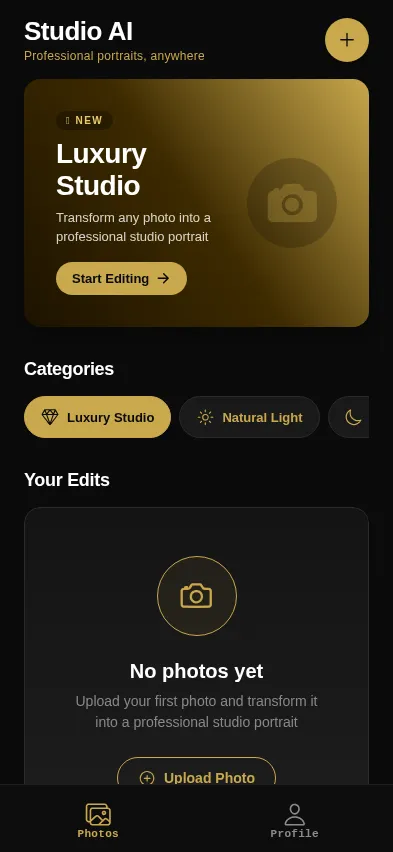Luxury Studio Portraits