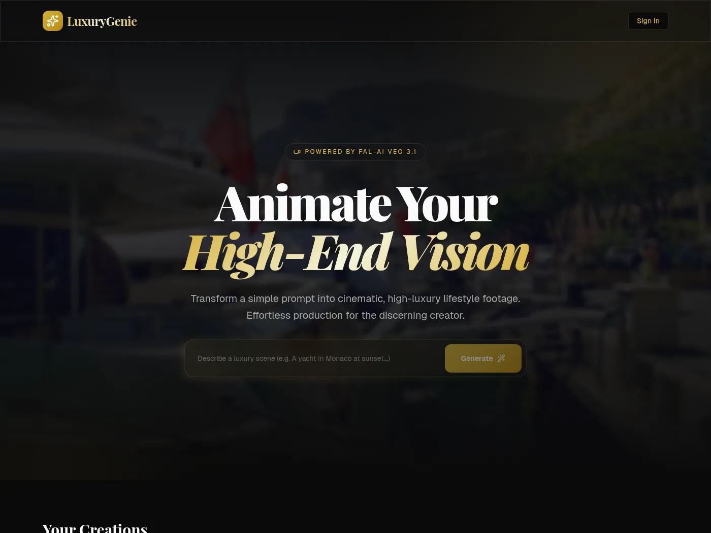 LuxuryVideoGenie