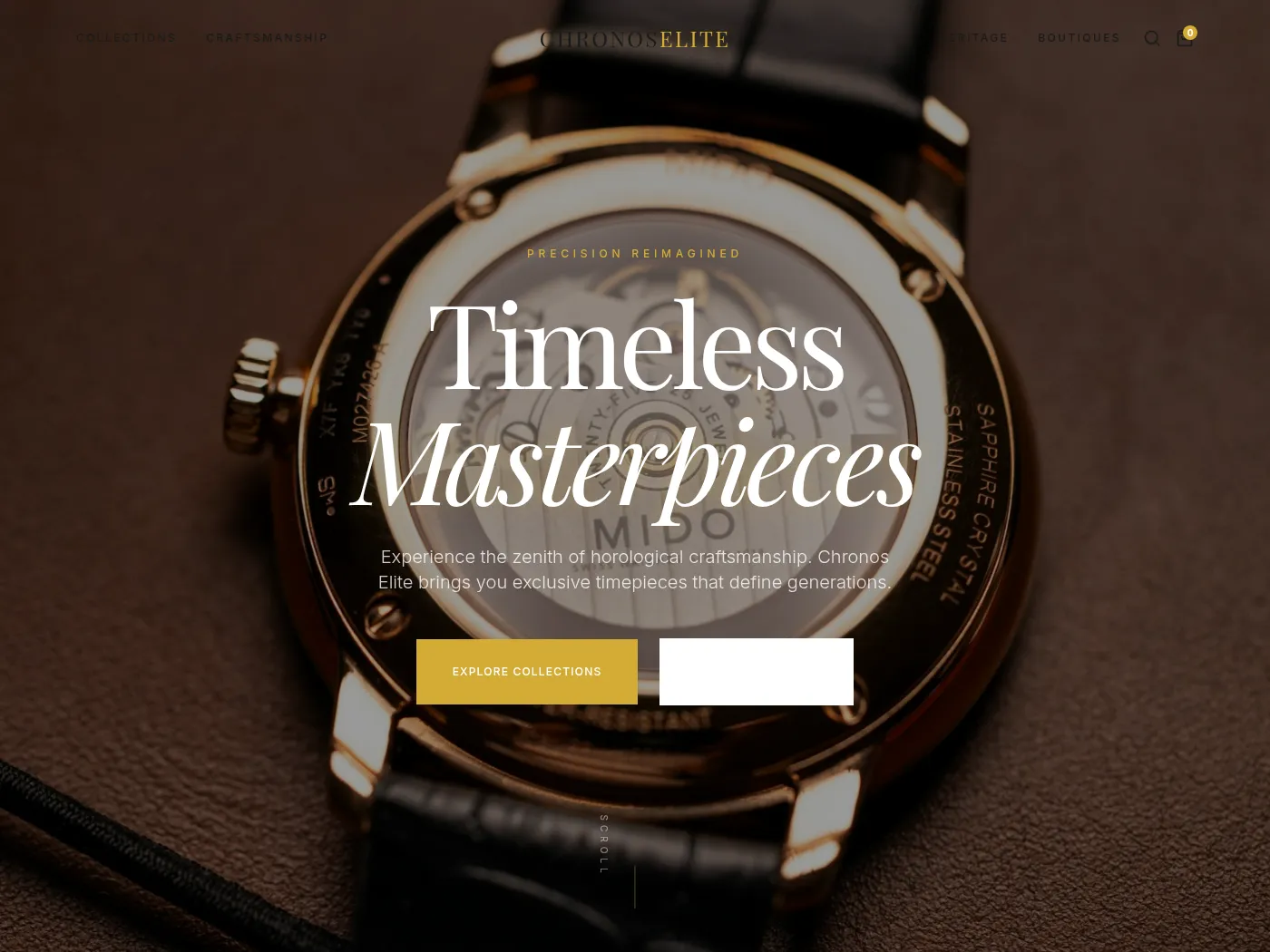 Luxury Watch Homepage
