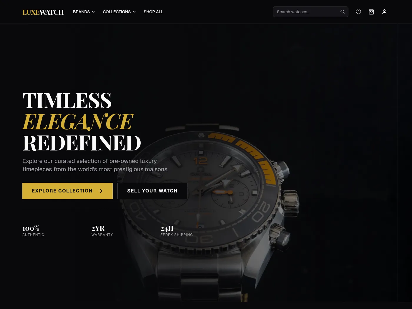 LuxeWatch Marketplace