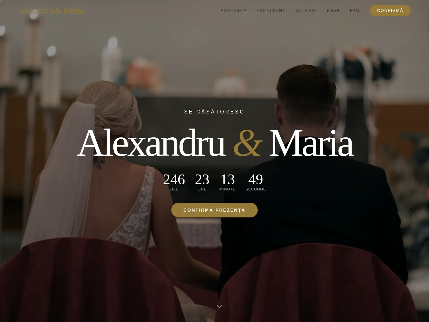 Luxury Wedding OnePage
