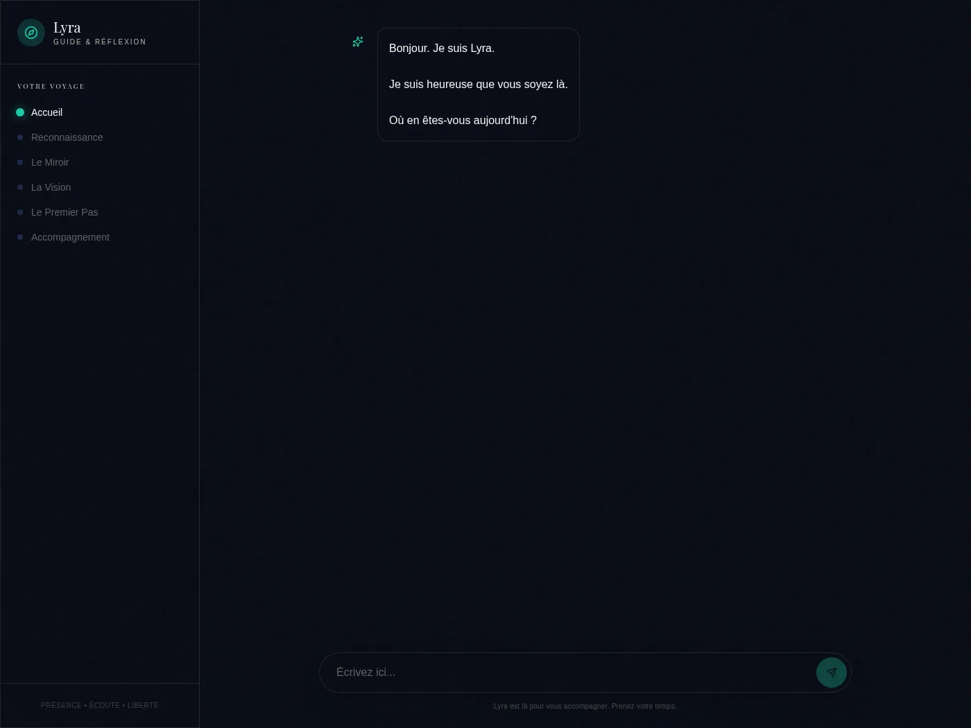 Lyra: Guide & Reflection App