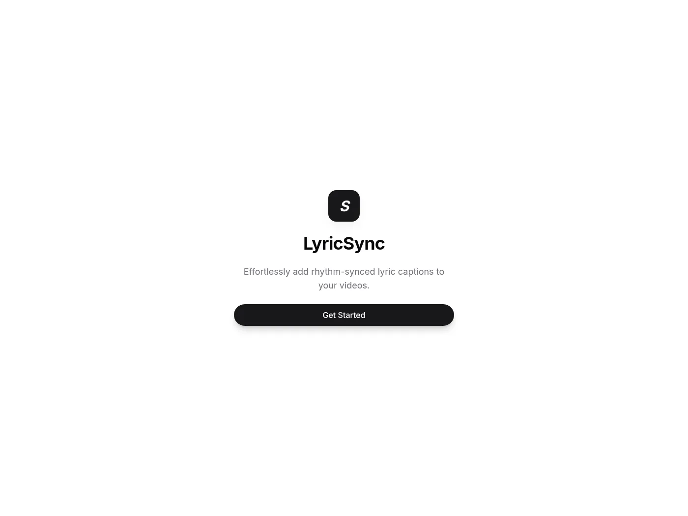 LyricSync Video Captions