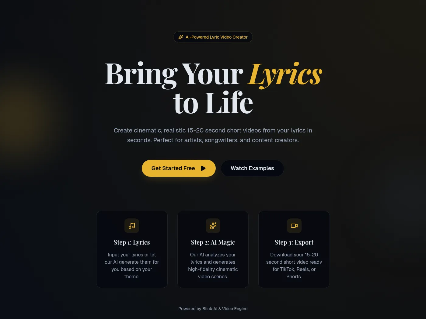 Lyric Short Video Maker