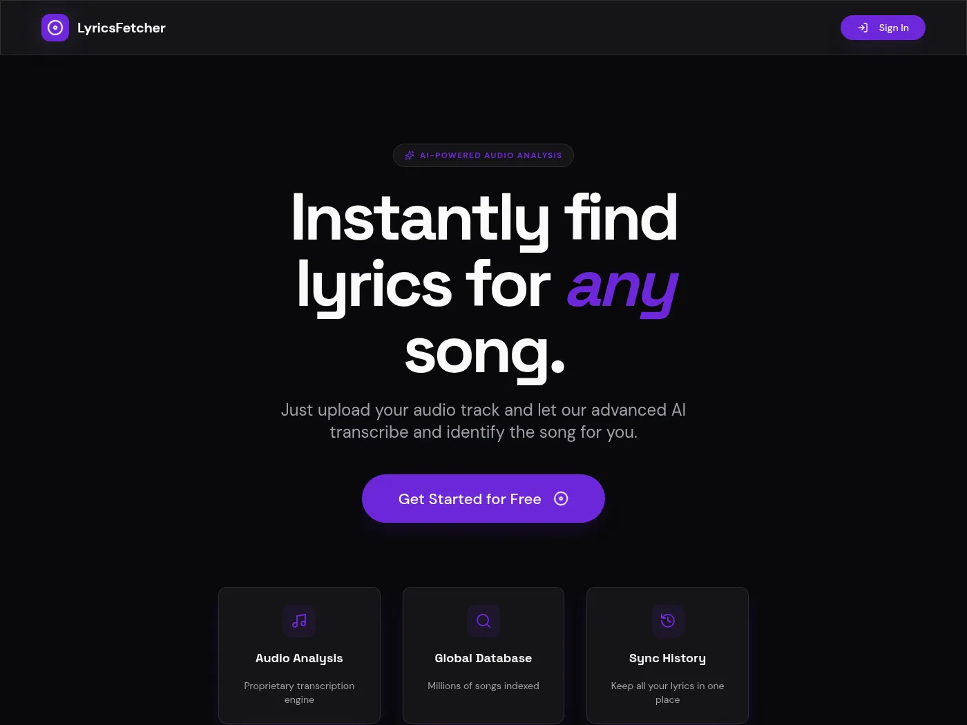 Lyrics Fetcher