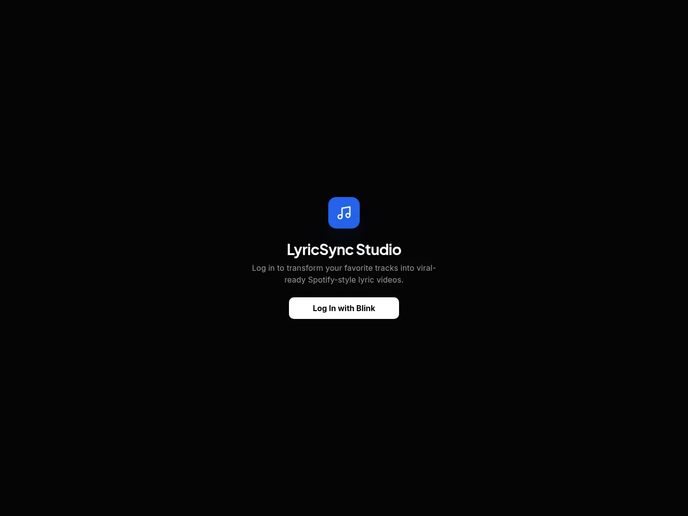 LyricSync Studio