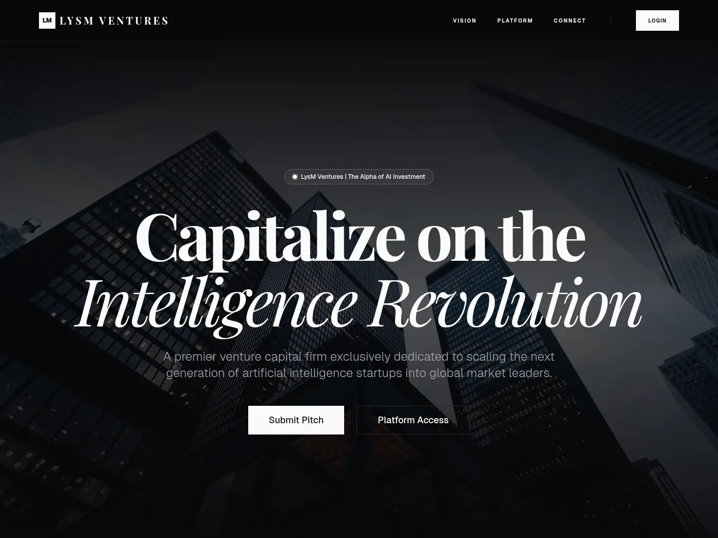 LysM Ventures AI Site