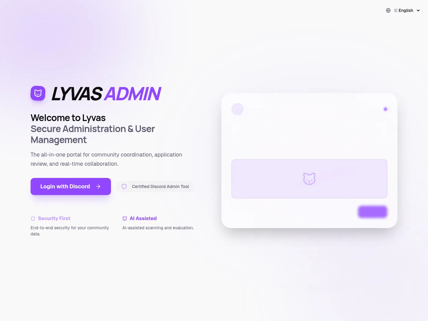 Lyvas Admin Portal