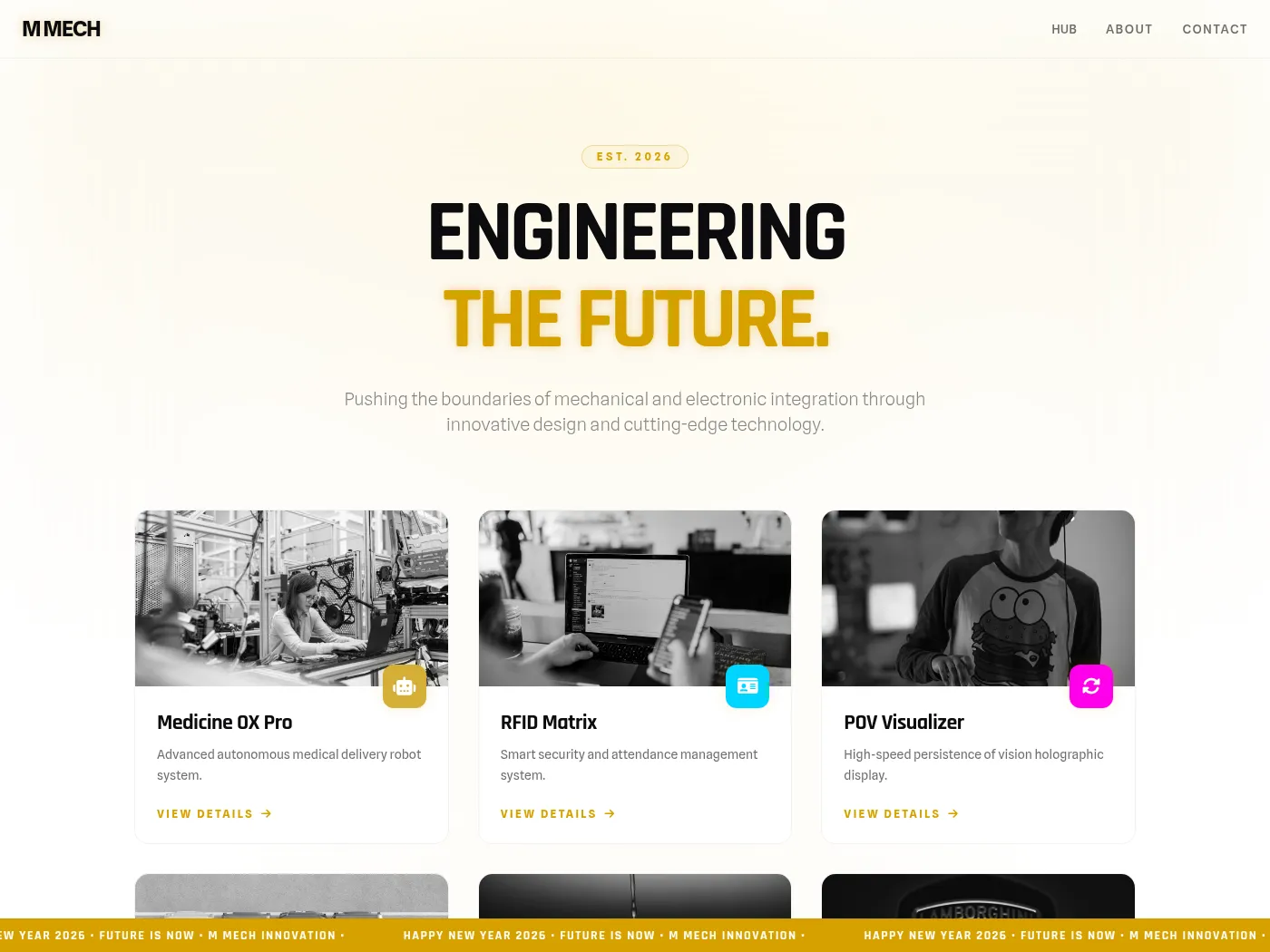 M MECH Innovation Portfolio