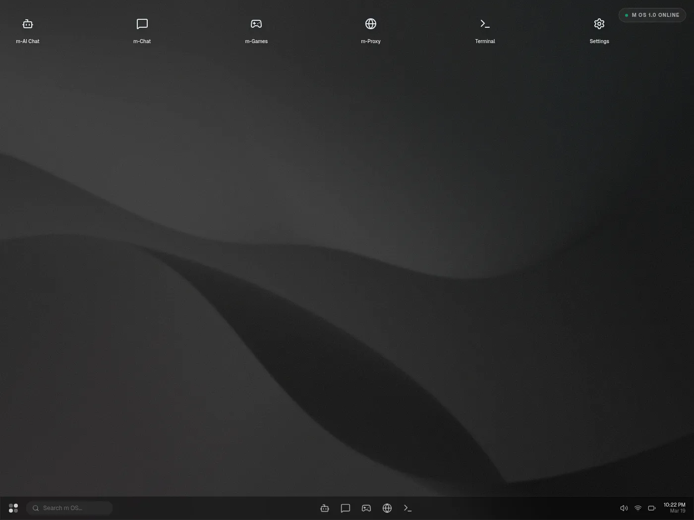 m OS Web Desktop