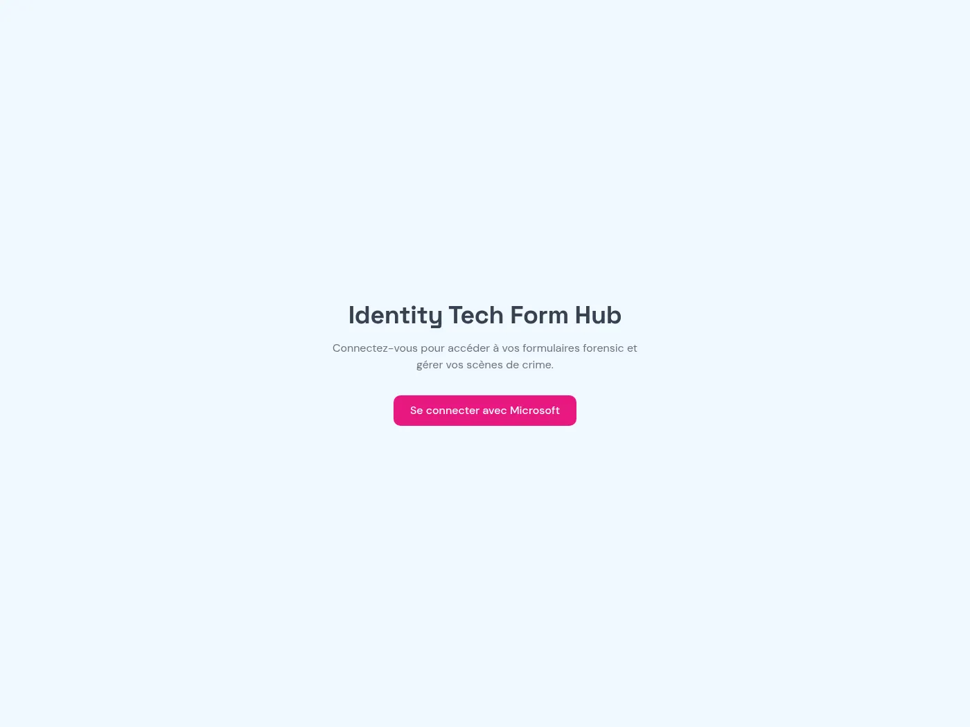 Identity Tech Form Hub