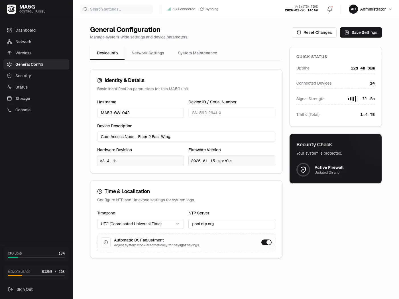 MA5G Config Clone