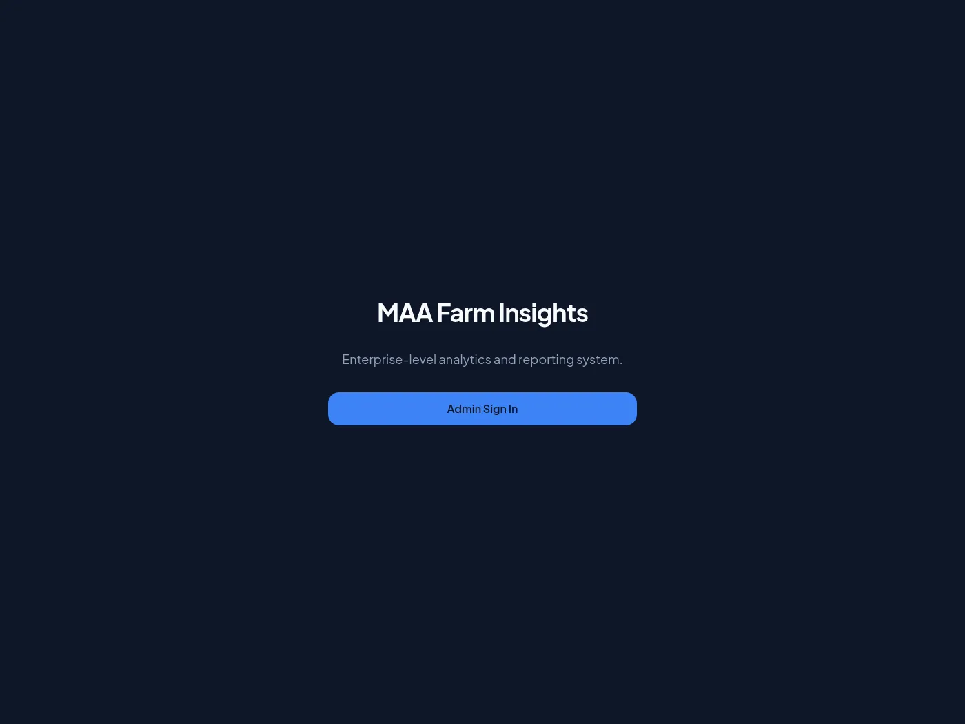 MAA Farm Insights Suite