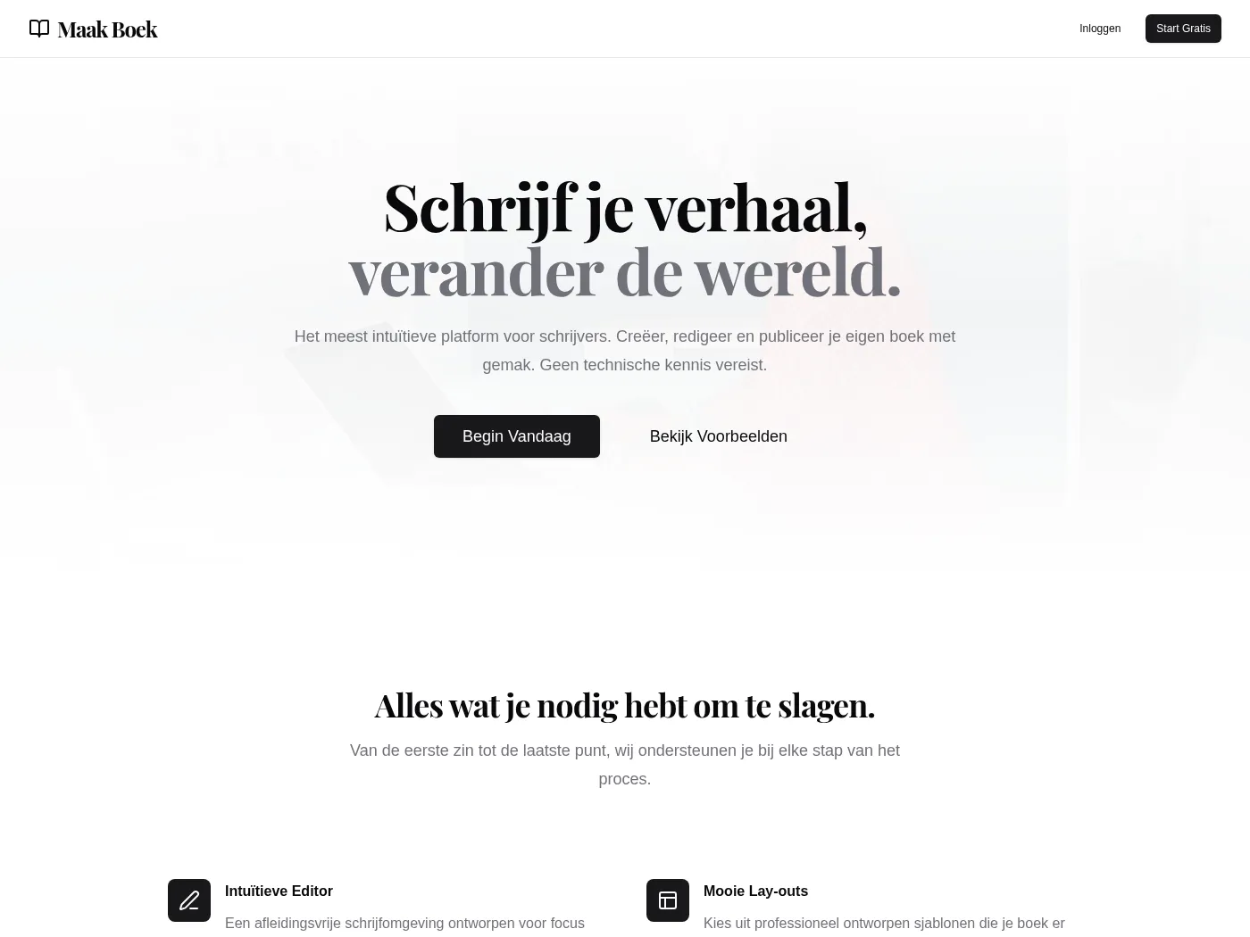 Maak Boek Platform
