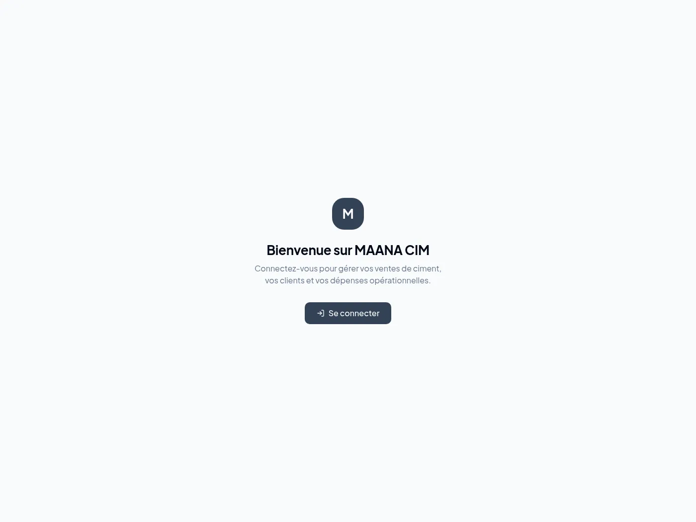 MAANA CIM Sales Tracker