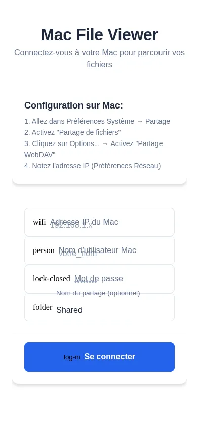 Mac-to-iPad File Viewer