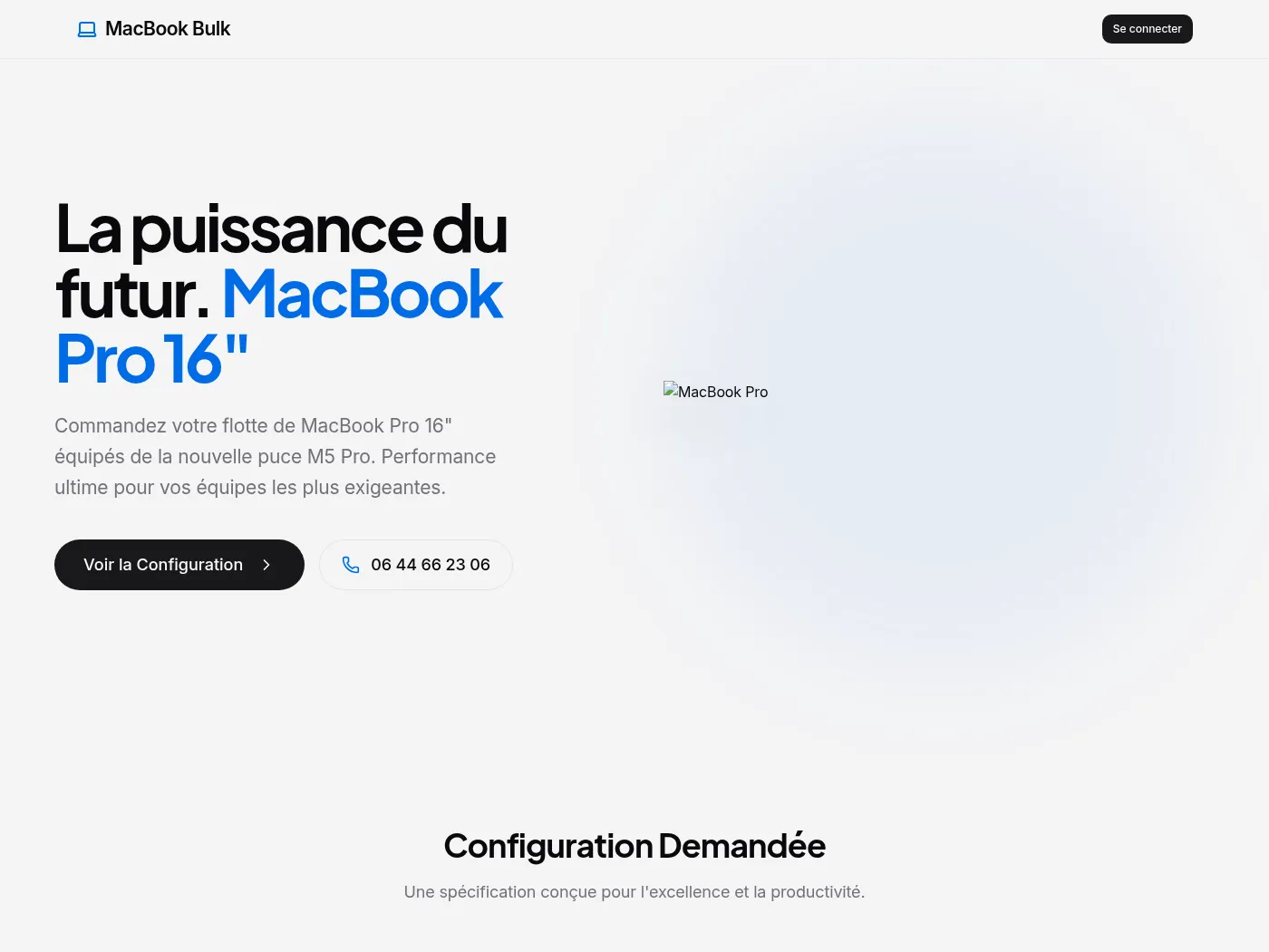 Bulk MacBook Pro Order Site