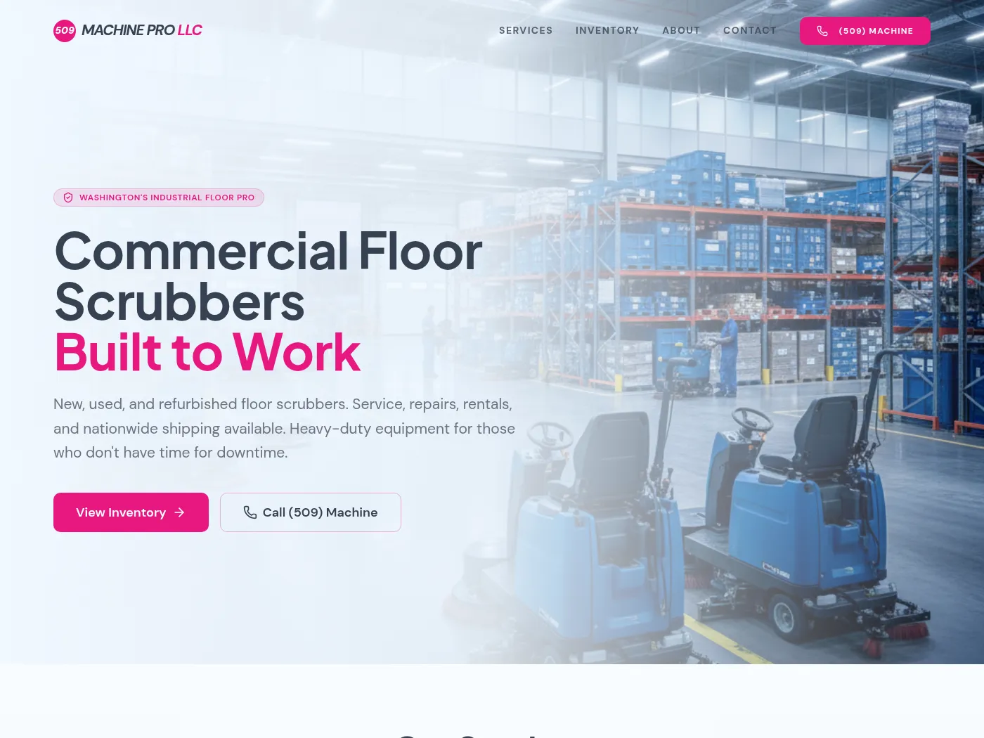 509 Machine Pro Website