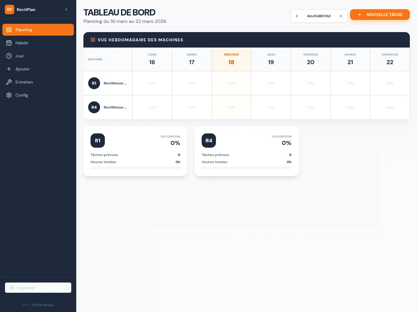 RectiPlan Scheduler