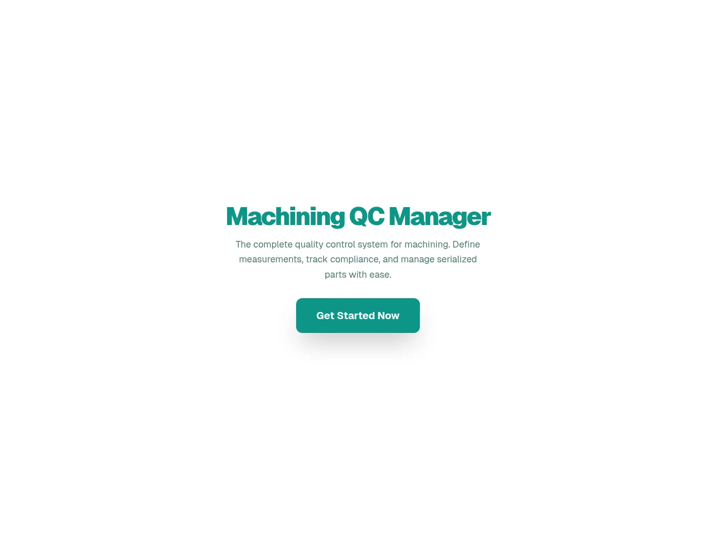 Machining QC Manager