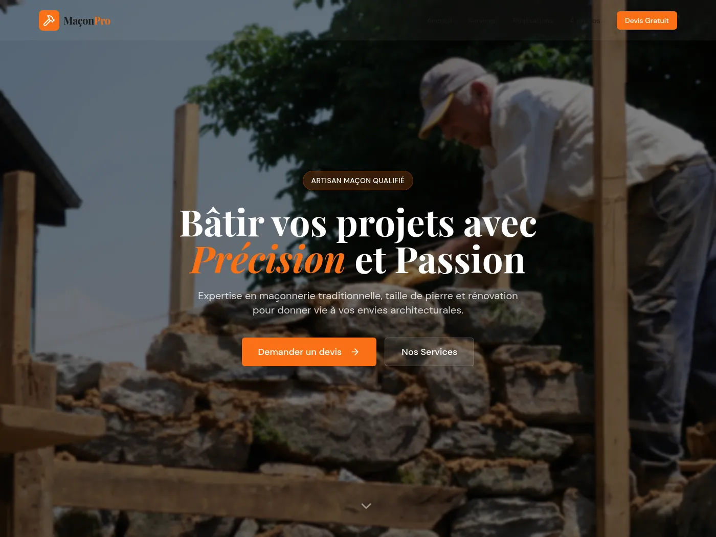 Maçon Pro Web Presence