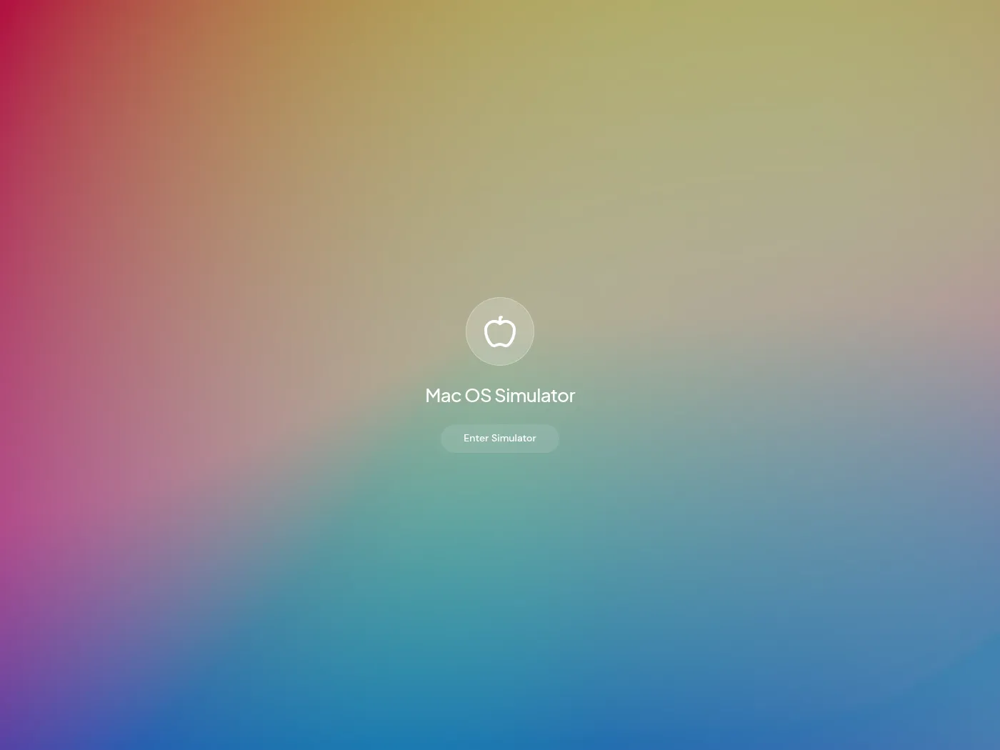 Mac OS Web Simulator