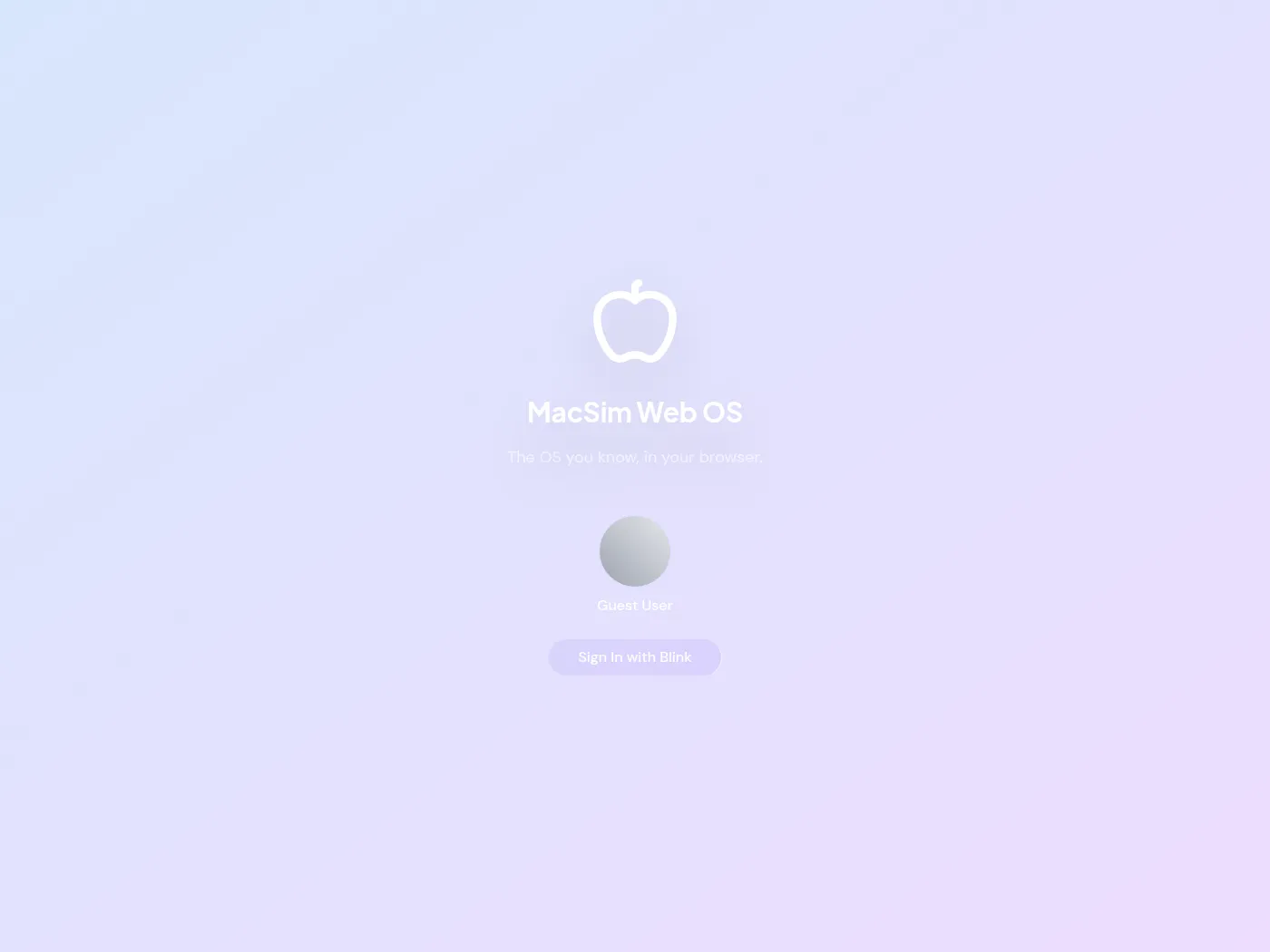 MacSim Web OS