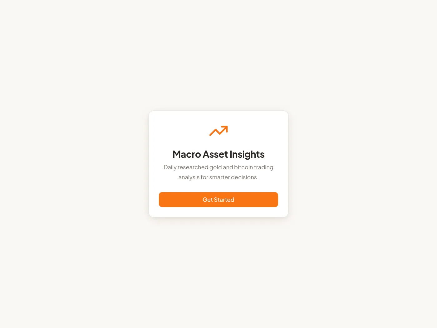 Macro Asset Daily Insights