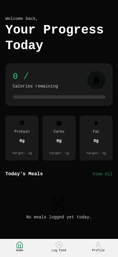 MacroMate Nutrition Tracker