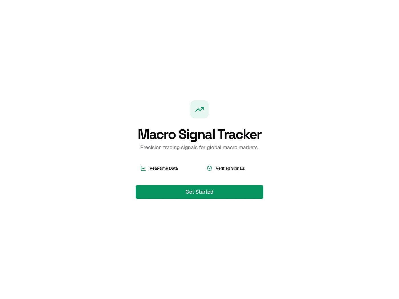 Macro Signal Tracker