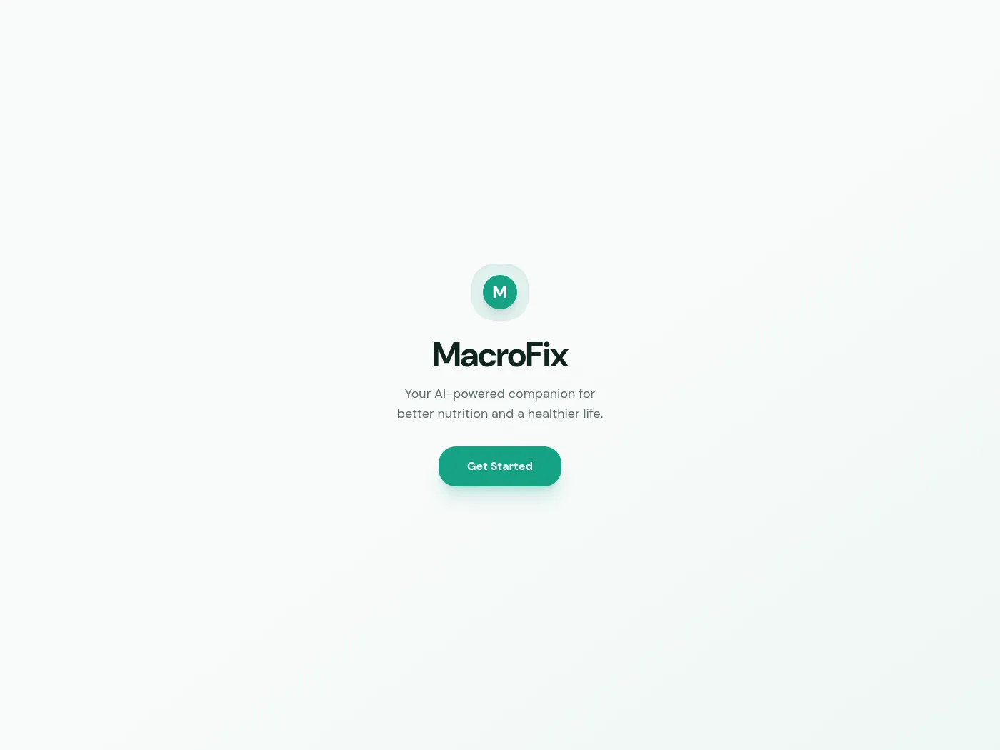 MacroFix Nutrition Tracker