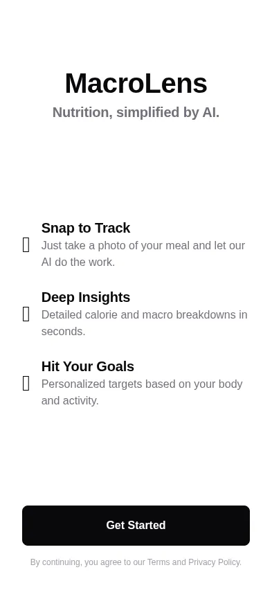 MacroLens Food Tracker